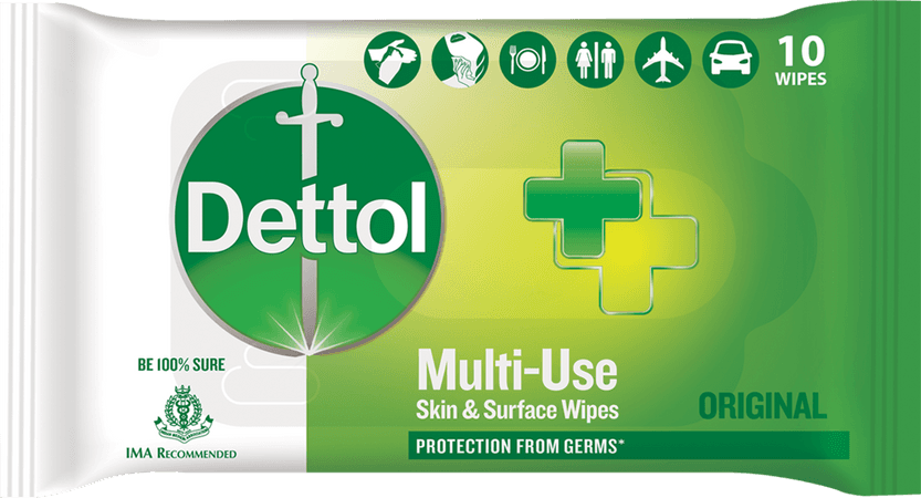 Dettol Multi-Use Skin and Surface Wipes | Dettol India | Dettol India